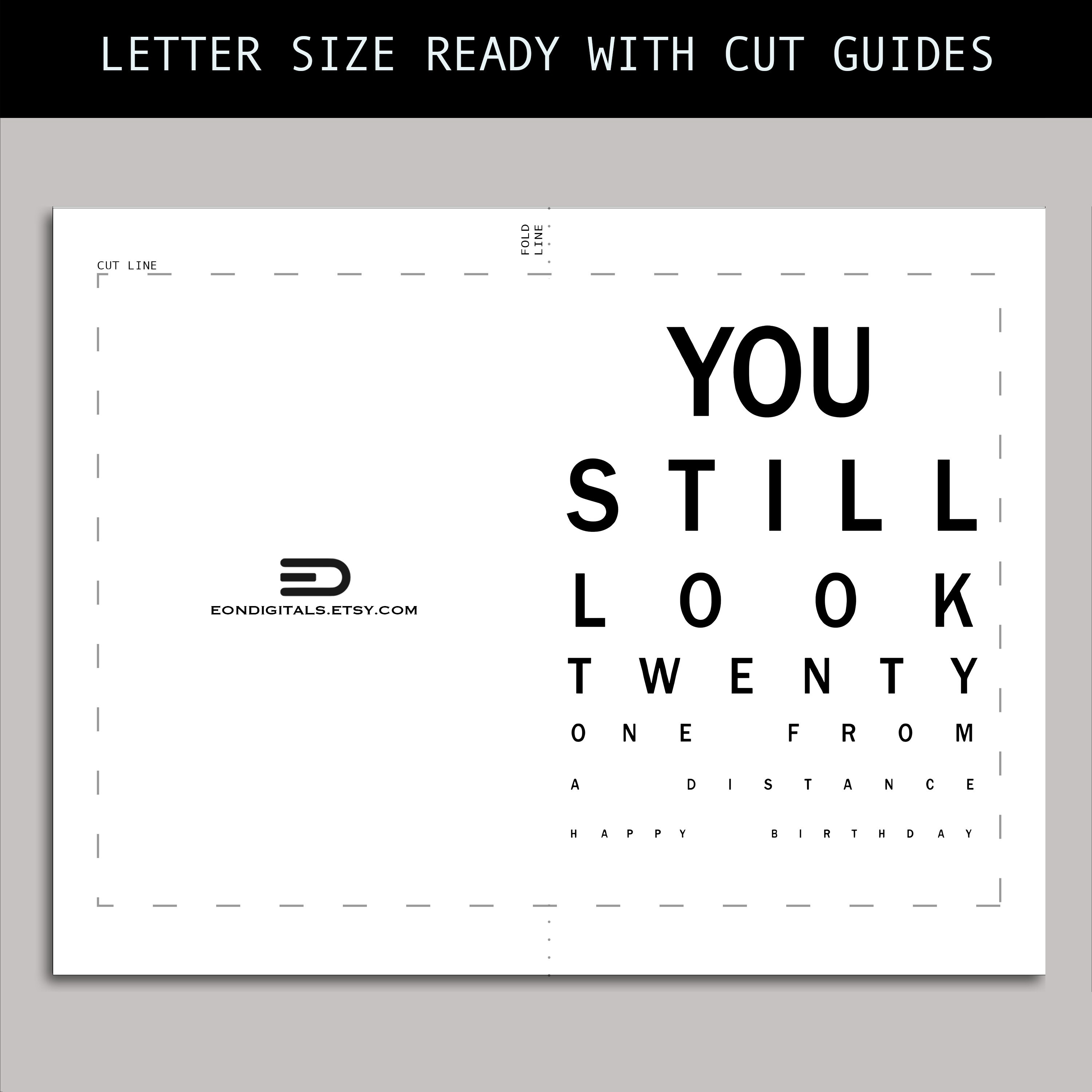 Funny Blind Birthday Card | Funny Birthday Cards, Digital Card, for Her ...