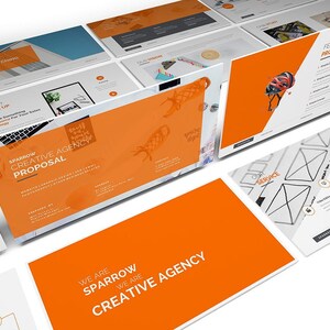 Sparrow Creative Agency Keynote Presentation Template || Keynote ...