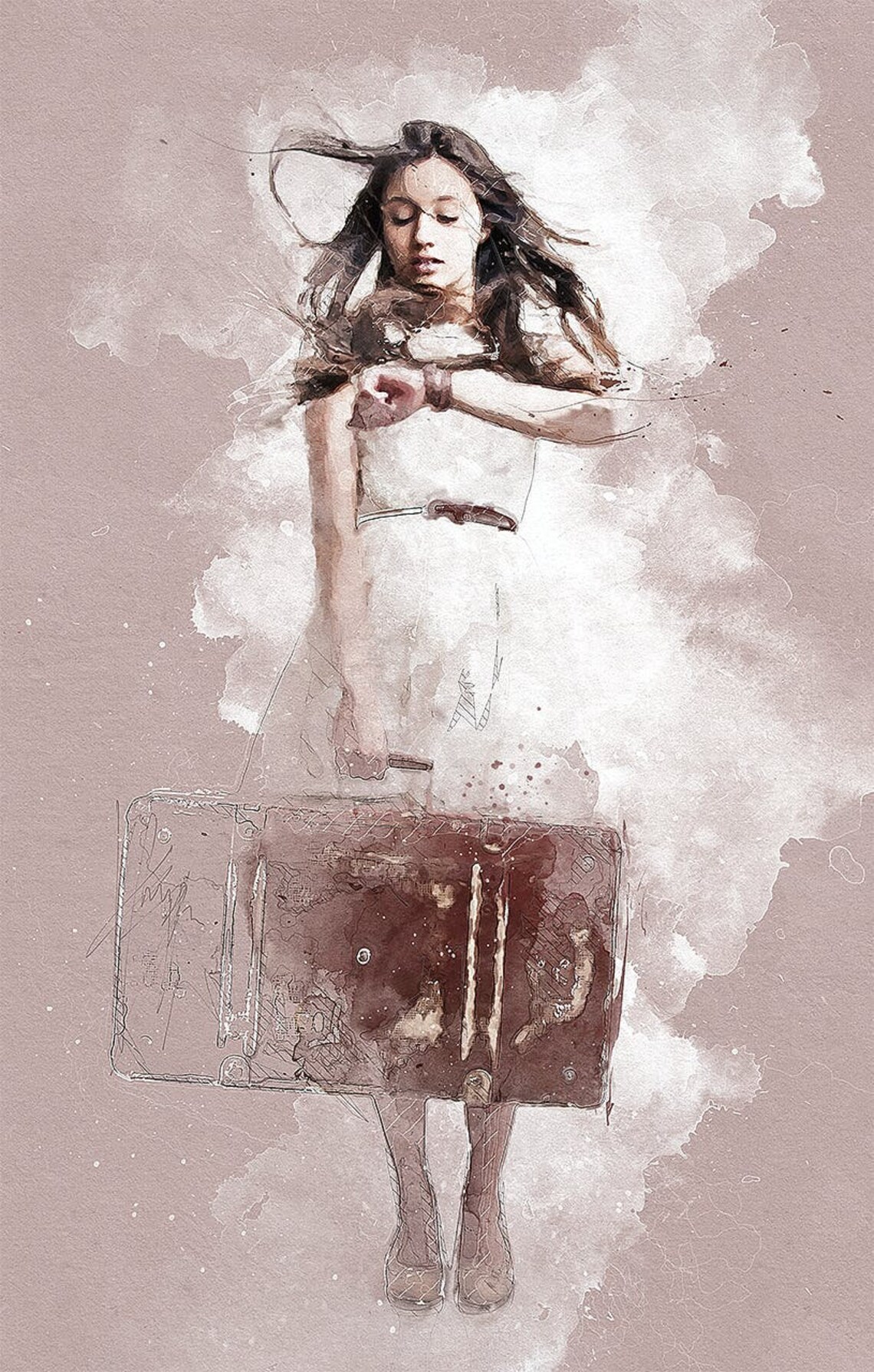 Mixed Media Photoshop Action || Photo Editing Tools, Photoshop Addon ...