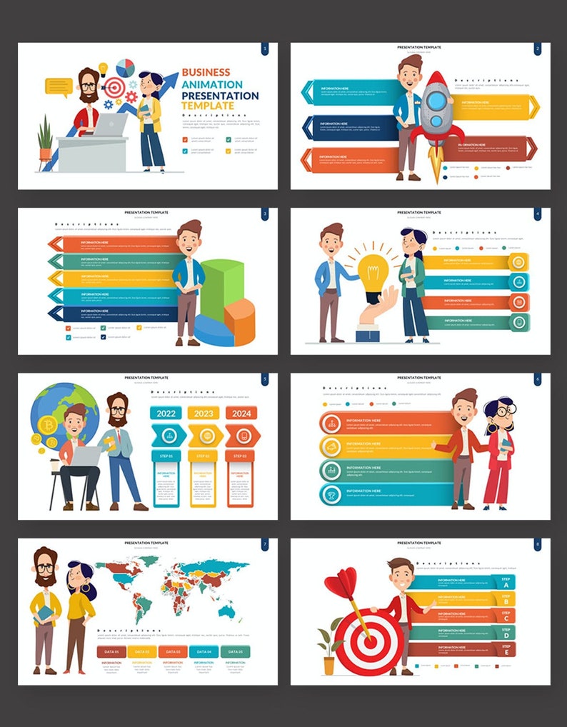Business Animation Google Slides Presentation Template || Google Slides ...