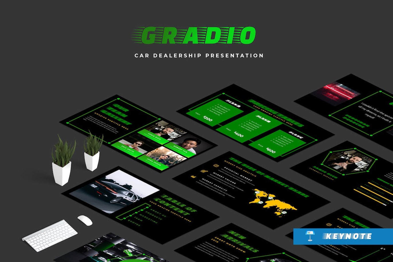 Gradio Car Keynote Presentation Template || Keynote, Presentation ...