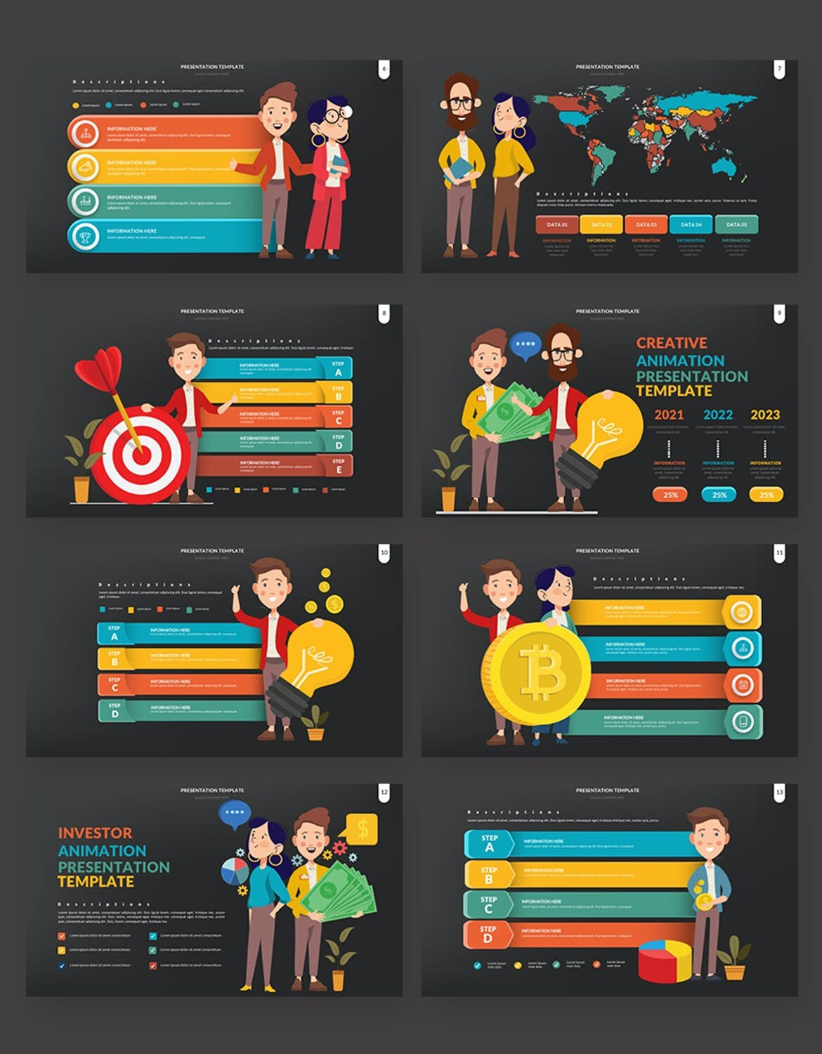 Business Animation Google Slides Presentation Template || Google Slides ...