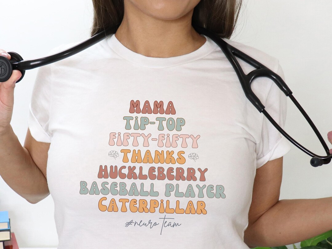 Stroke Nurse Shirt: NIHSS Scale Cotton Tee - ER ICU Neurology - Etsy
