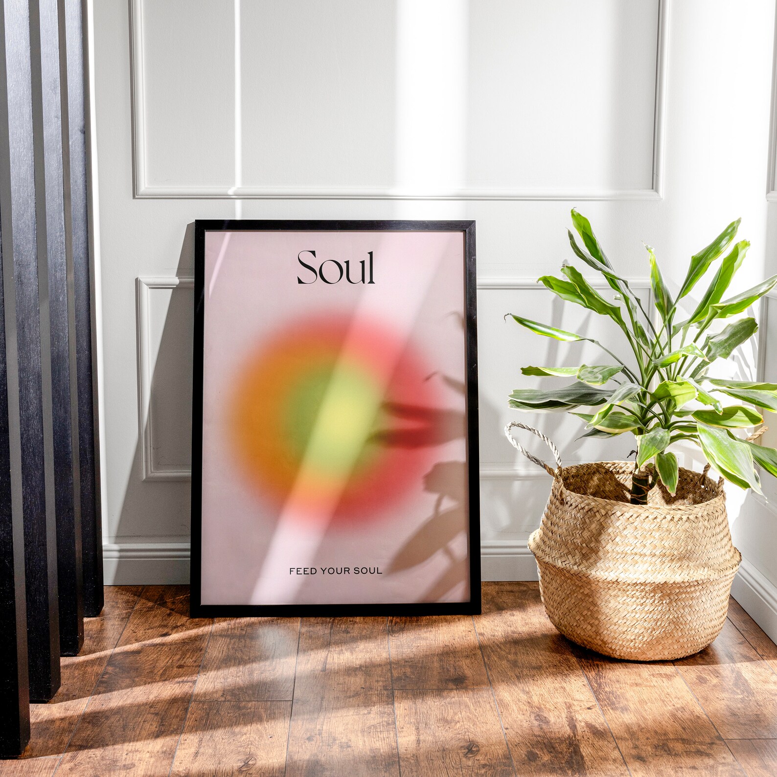 Mind, Body, Soul & Heart: Aura Gradient Wall Art (set of 4) Angel ...