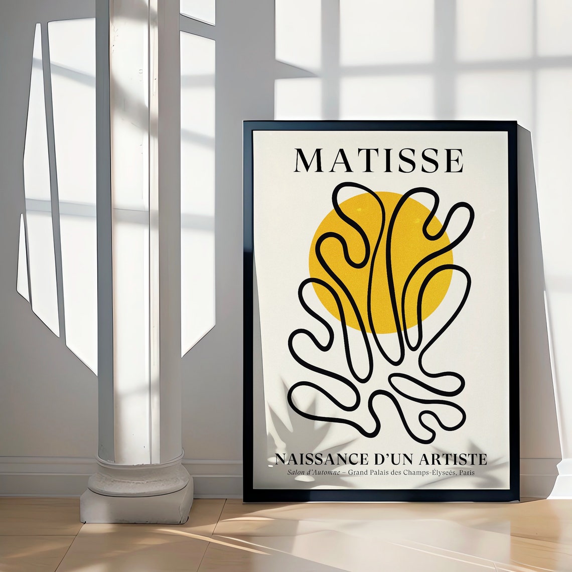Sun Leaf: Matisse Edition Retro Matisse Colorful Mid Century Abstract ...
