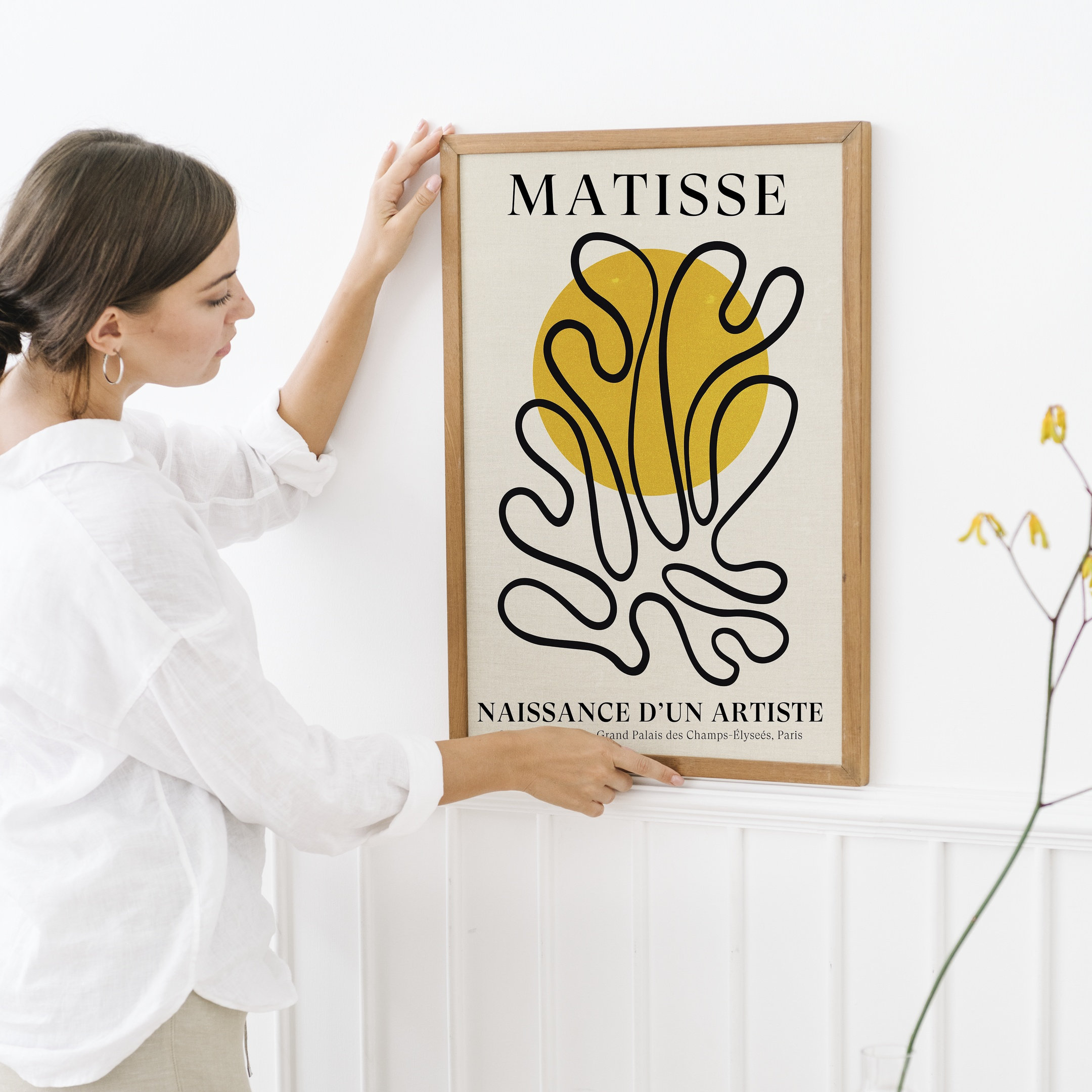 Sun Leaf: Matisse Edition Retro Matisse Colorful Mid Century Abstract ...