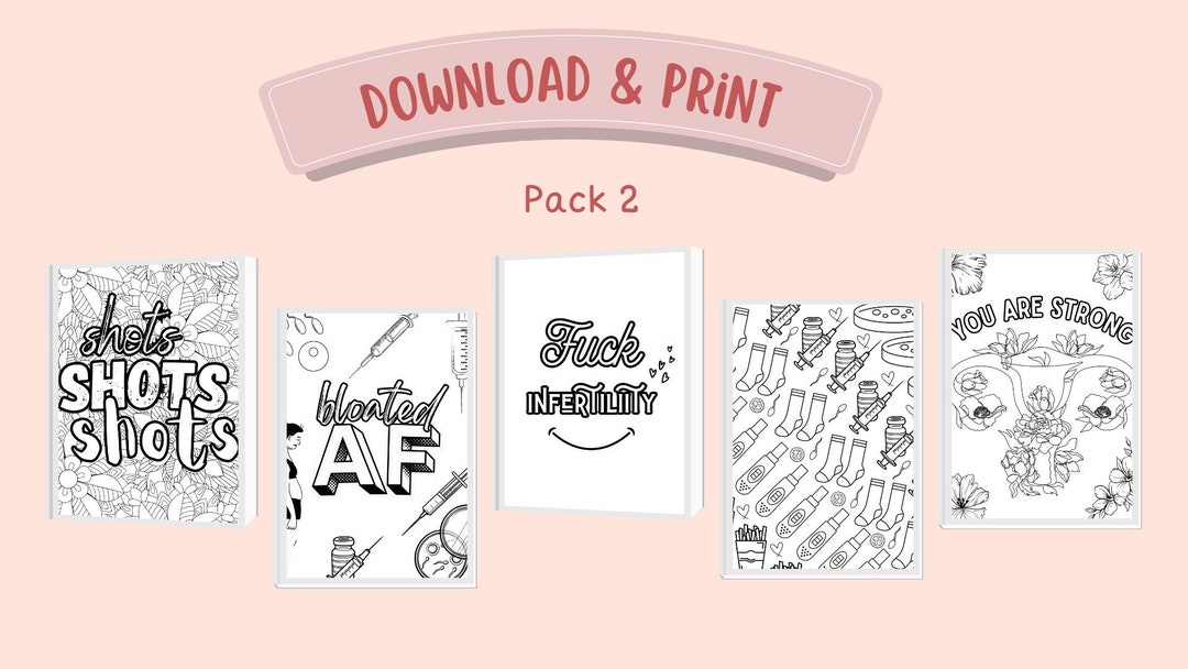 Printable Colouring Pages Pack 2 - Etsy
