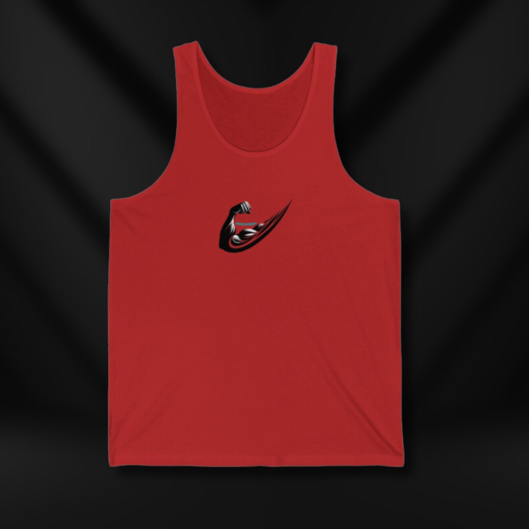 Unisex Flex Swoosh Bicep Curl Lightweight Casual Gym Tank Top # ...