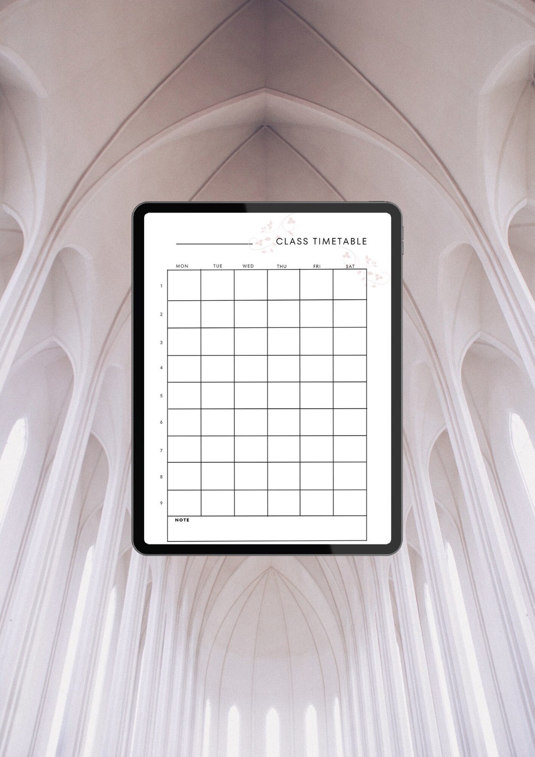 Class Timetable Aesthetic School Tracker UPSC Study Planner - Etsy