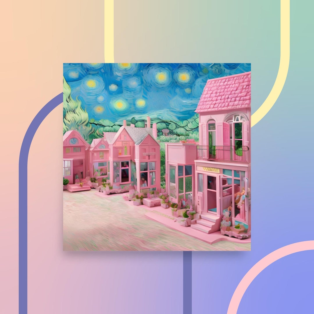 Barbie Dream Village Poster Barbie Doll Print Barbie Movie - Etsy UK