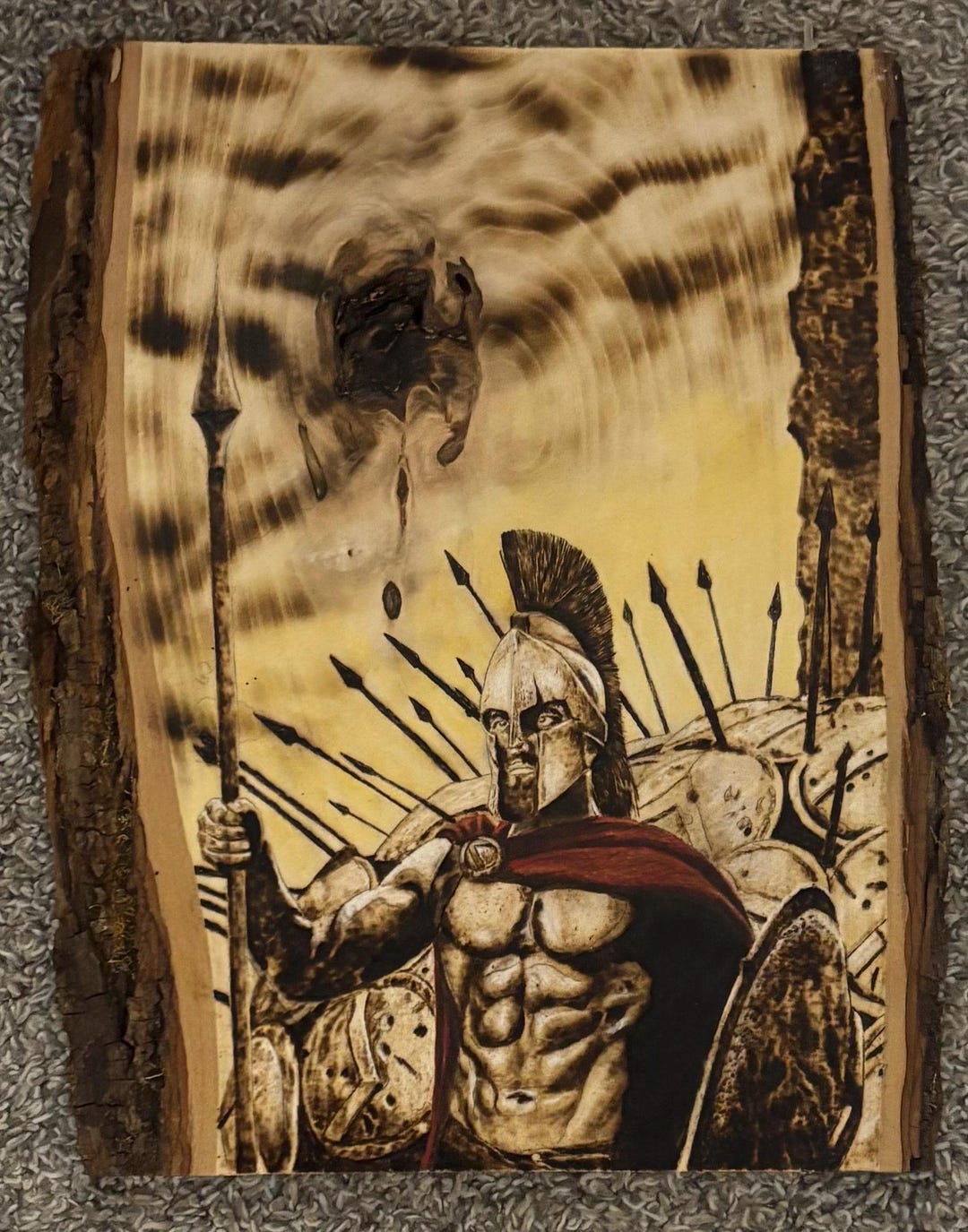 Leonidas and the 300’s Last Stand (original and Prints Available) - Etsy
