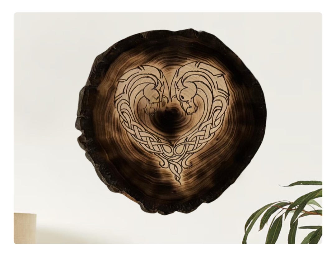 6x7in Rohan Horses in the Shape of a Heart - Etsy