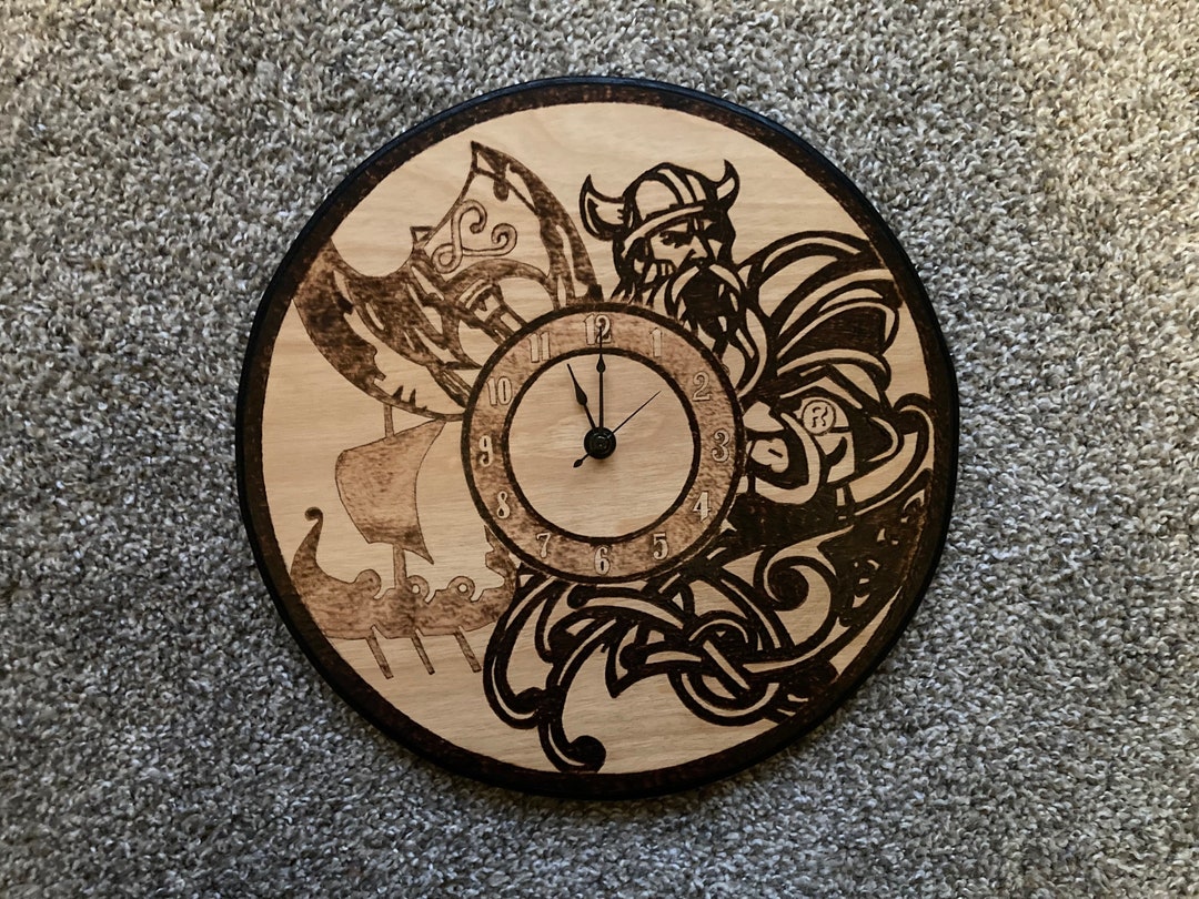 Viking Clock - Etsy