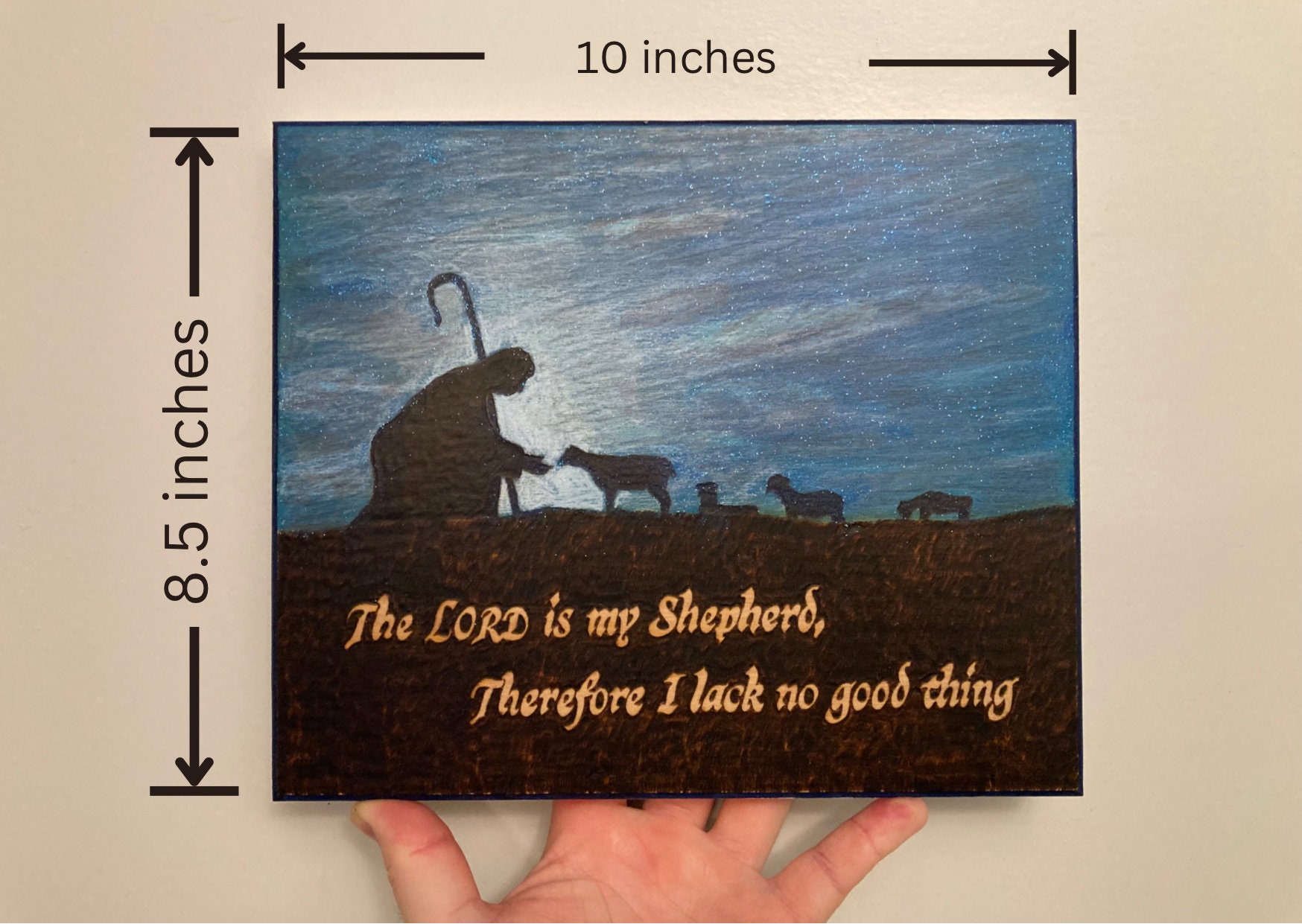 Psalm 23 the Lord is My Shepherd - Etsy
