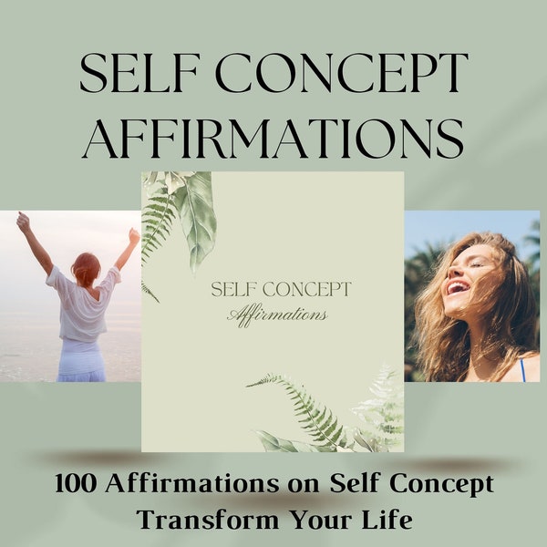 100 Affirmations on Self Concept Self Concept Meditations Abundance ...