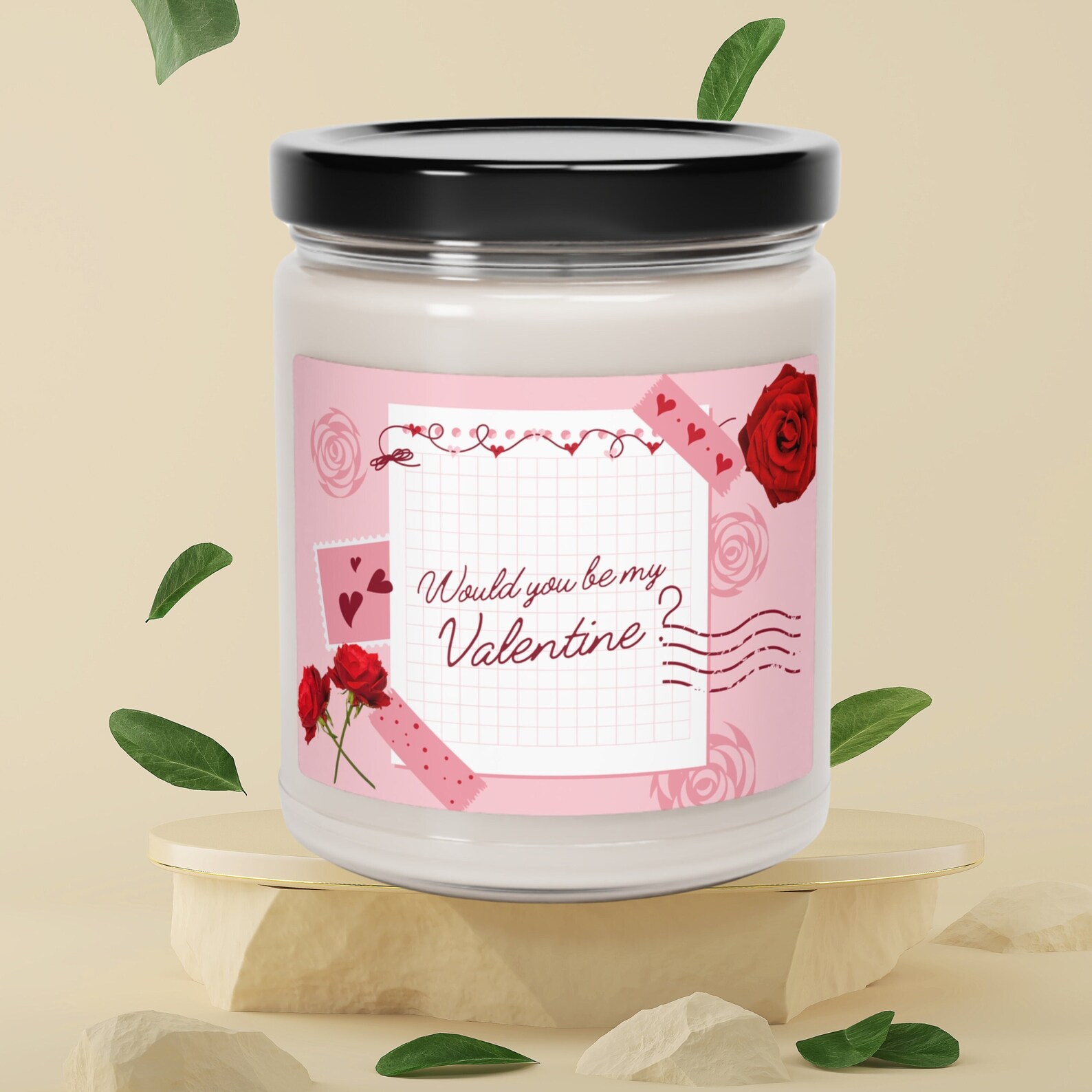Would You BE MY VALENTINE Romantic Candle | Ignite the Spark ...