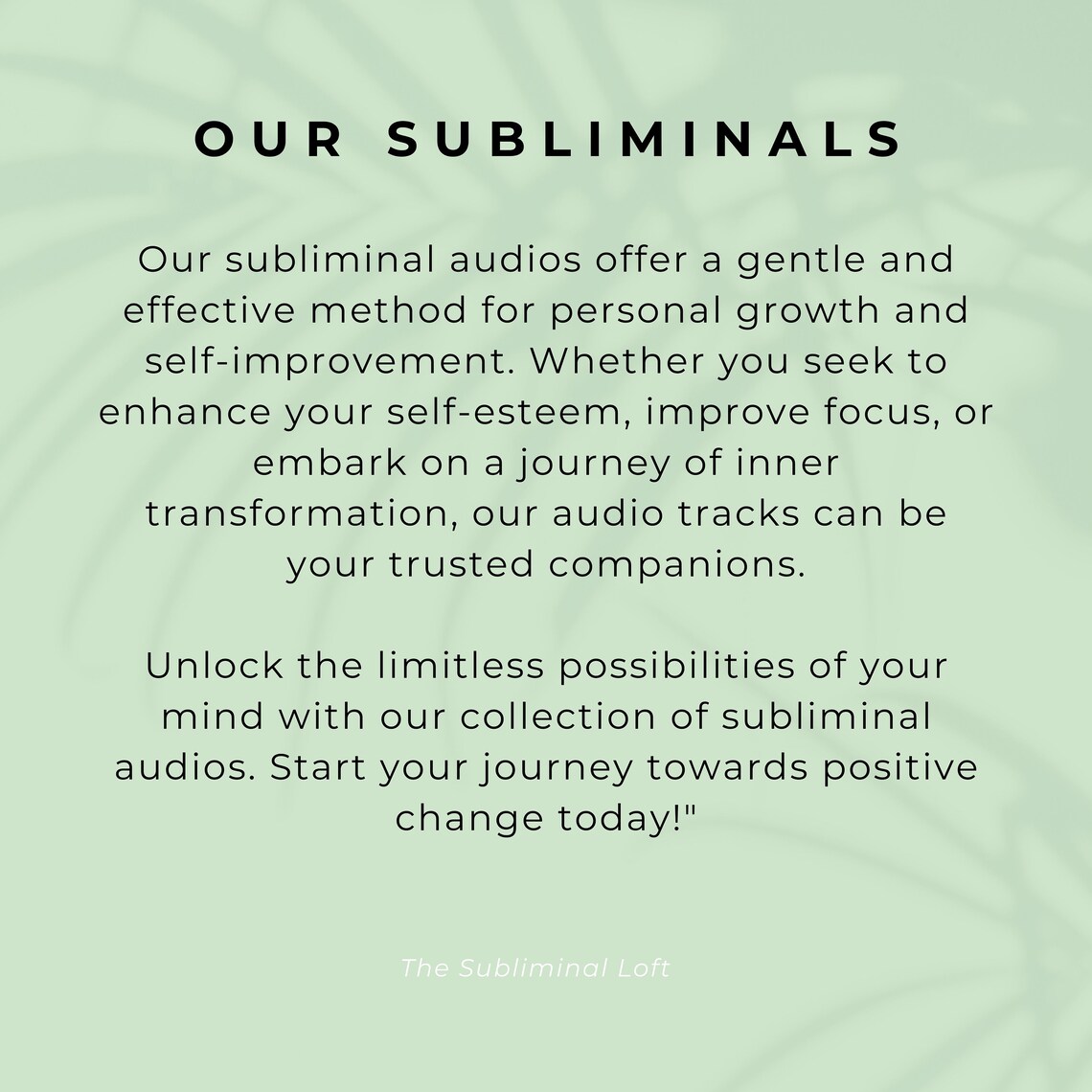 Subliminal Hypnosis 15 Min Custom Subliminal Audio Subliminal Booster ...
