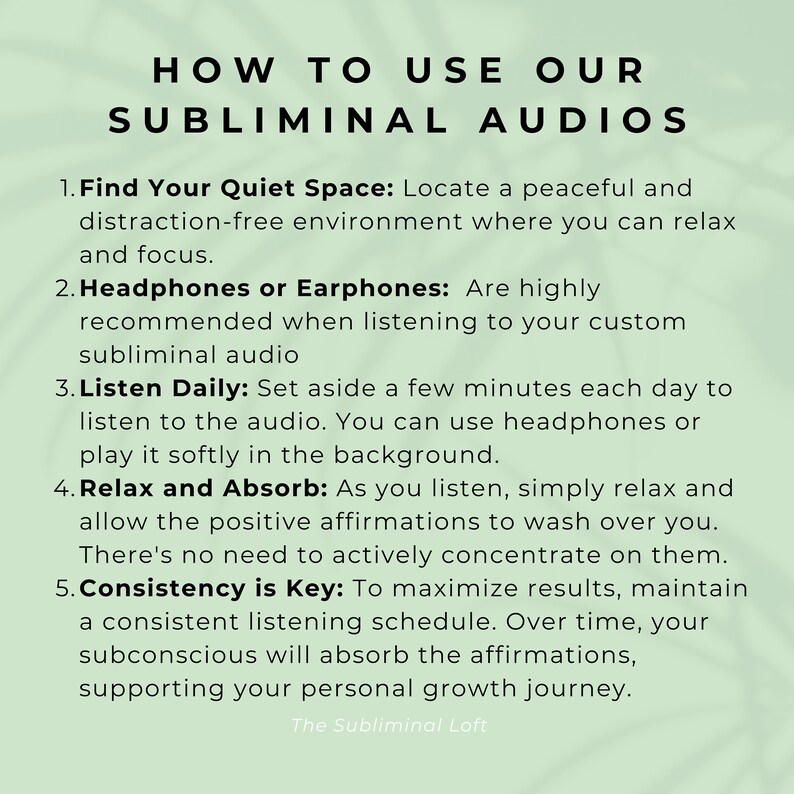 Subliminal Audio | 15 Min Custom Subliminal Audio | Subliminal Booster ...