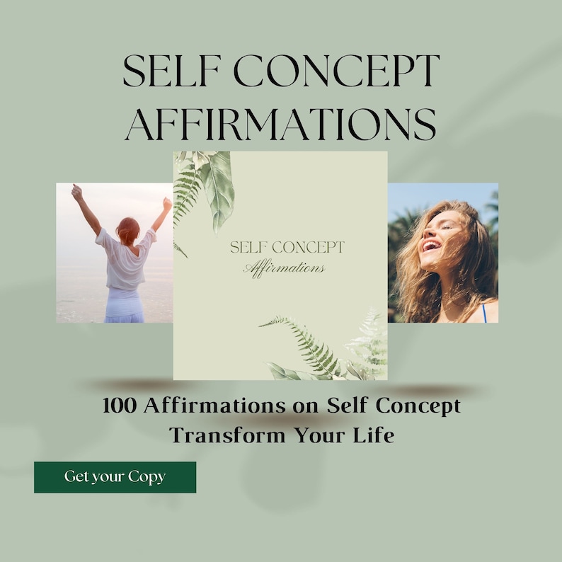 100 Affirmations on Self Concept | Self Concept Meditations | Abundance ...