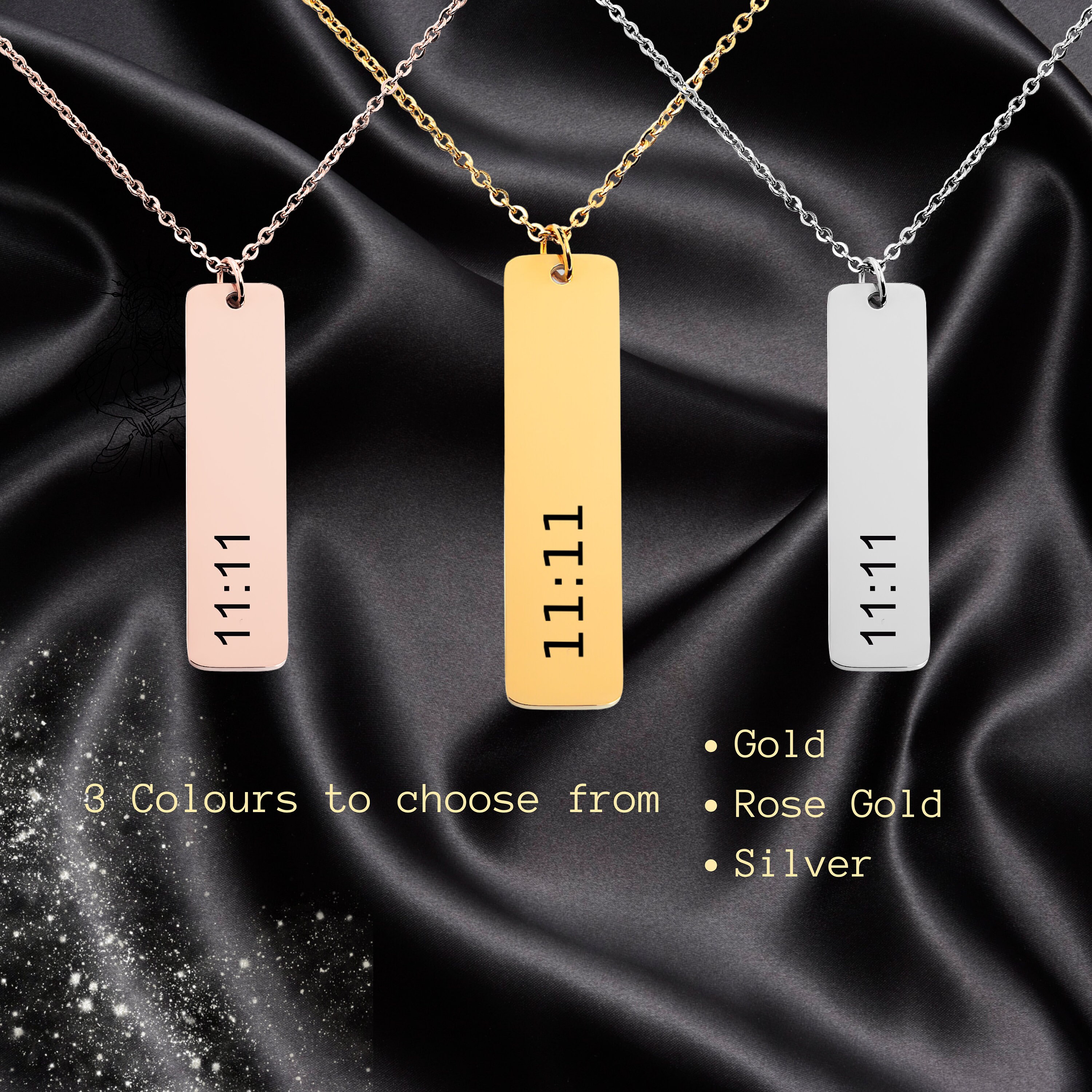 ANGEL NUMBER 1111 NECKLACE | Celestial Necklace | Manifestation ...