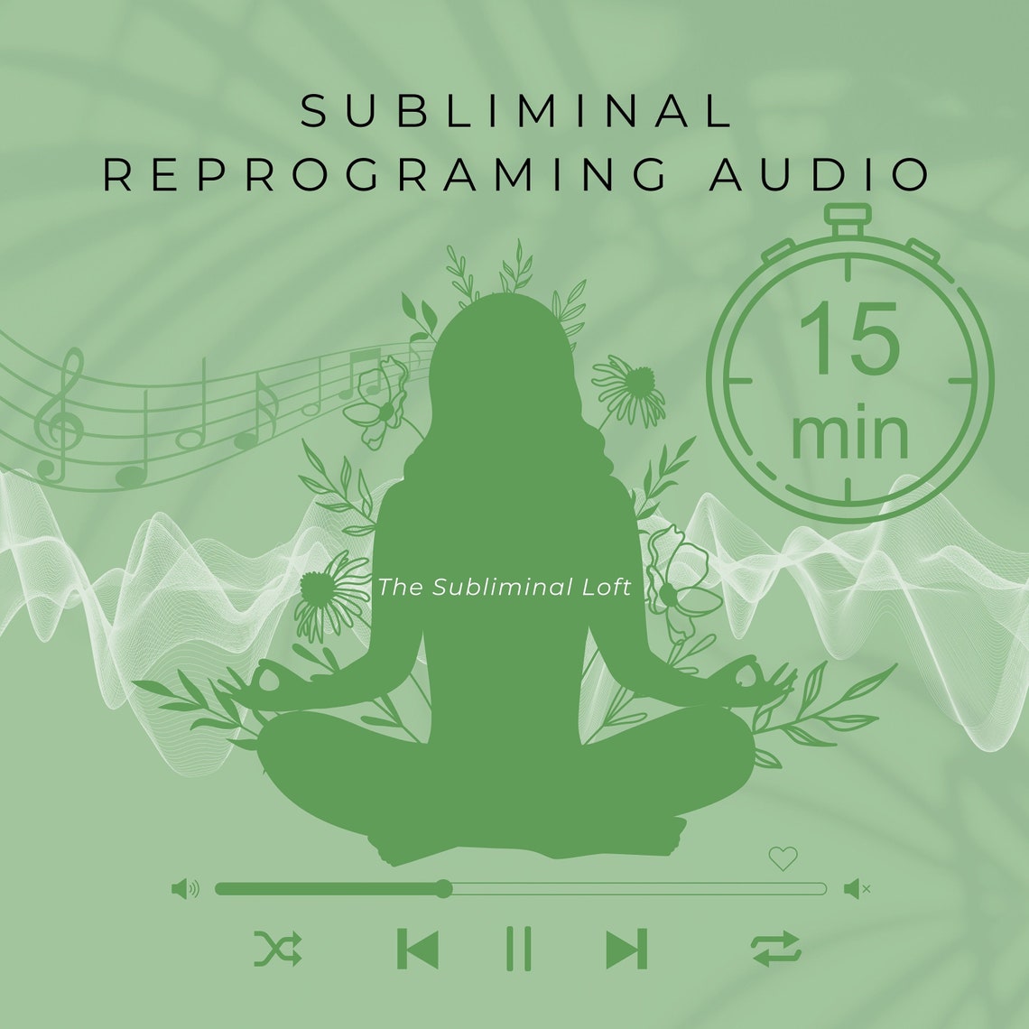 Subliminal Hypnosis 15 Min Custom Subliminal Audio Subliminal Booster ...