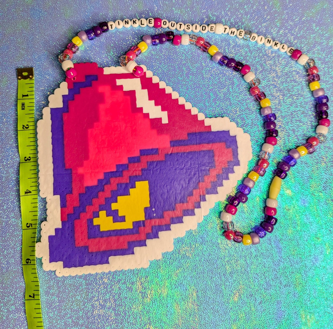 Taco Bell Perler Kandi Necklace - Etsy