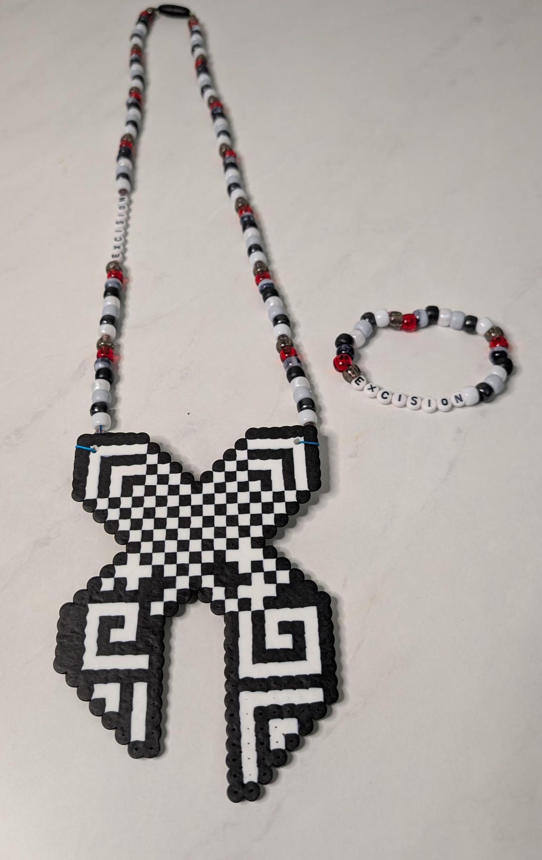 Excision Perler Kandi Necklace - Etsy