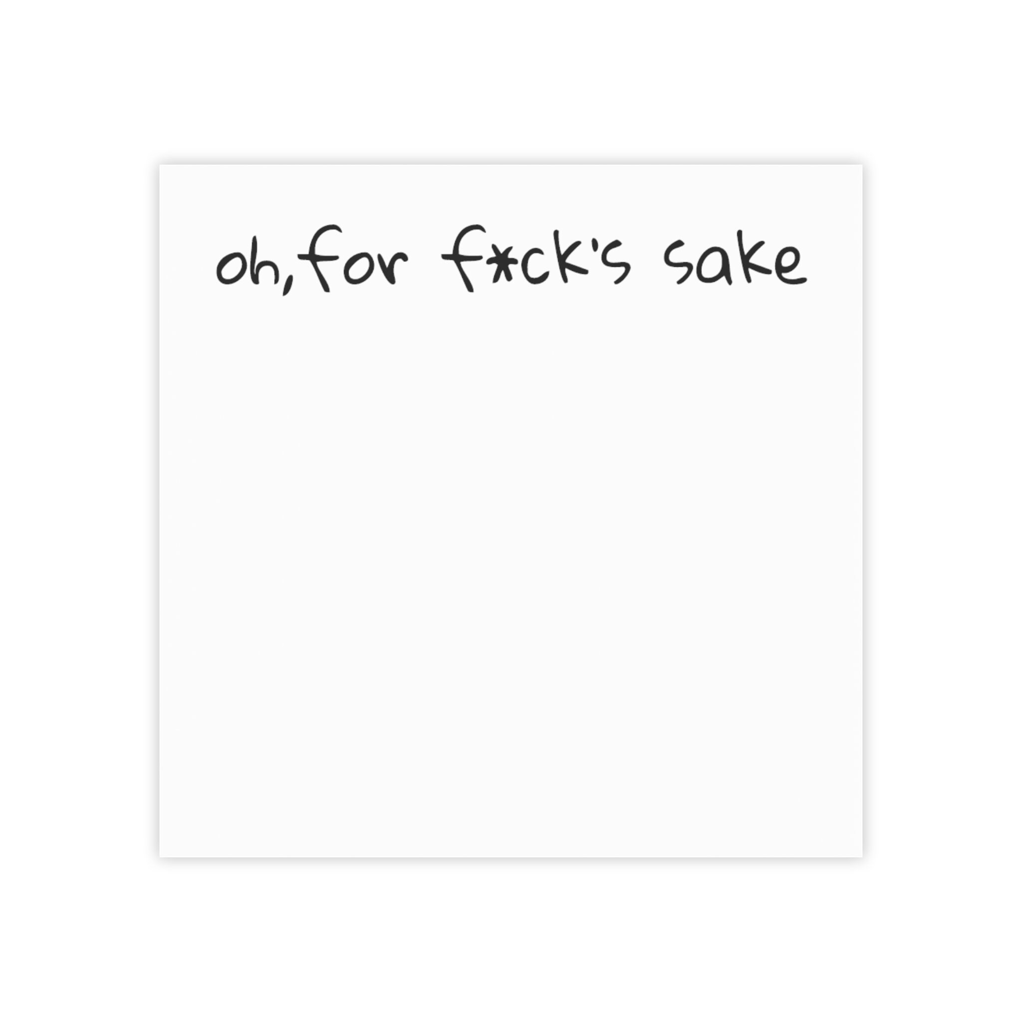 Sweary Funny Adult Post-it® Note Pads - Etsy