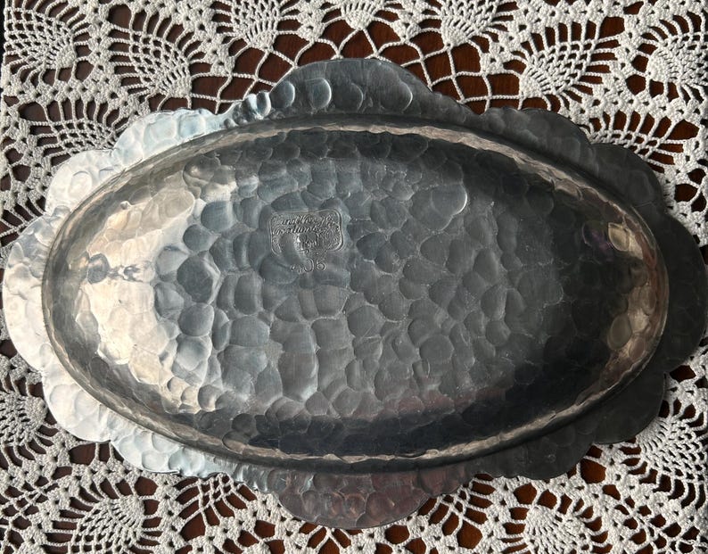 Vintage Rodney Kent #406 Tulips Hand Wrought Creations Hammered ...