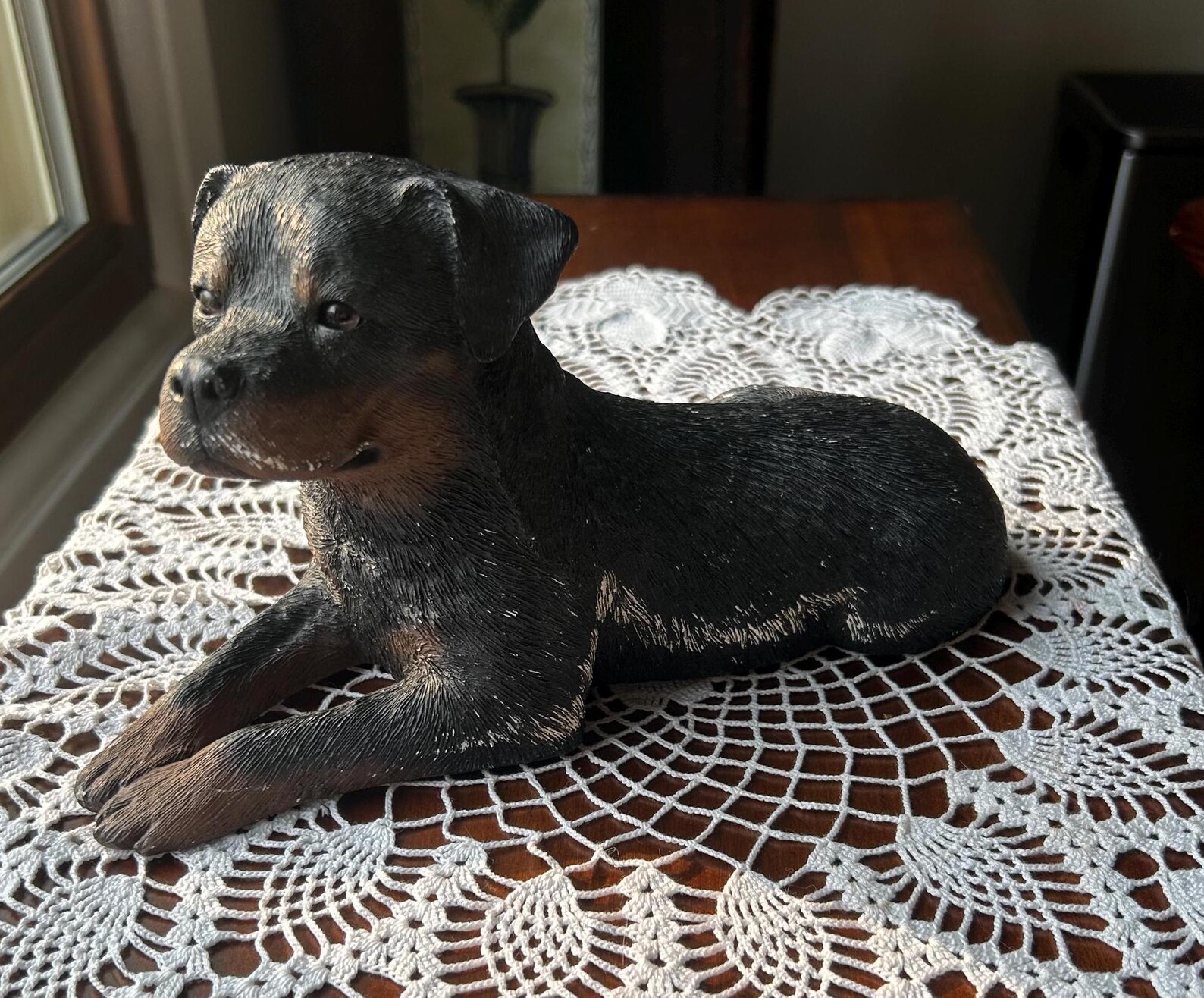 Vintage Sandicast Rottweiler Figurine 1986 - Etsy