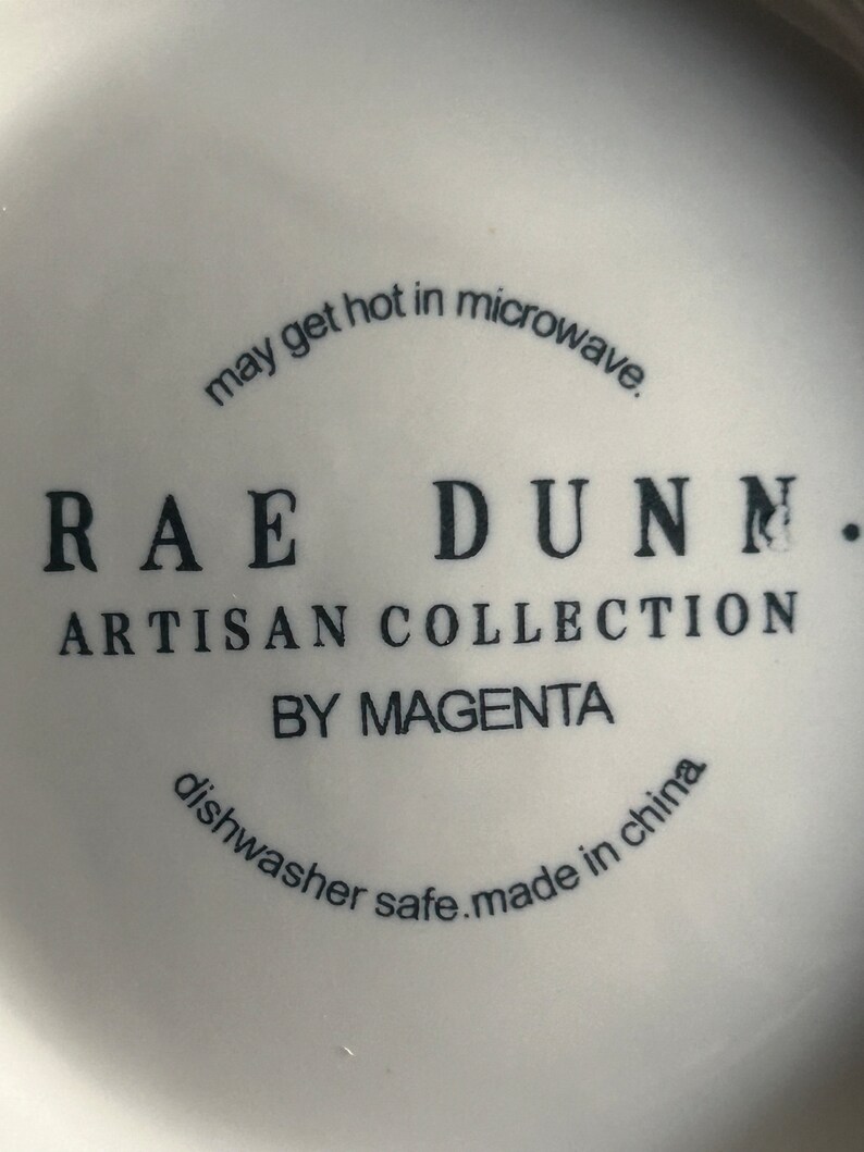 Rae Dunn Artisan Collection Cereal Bowl by Magenta, Labeled MINE - Etsy