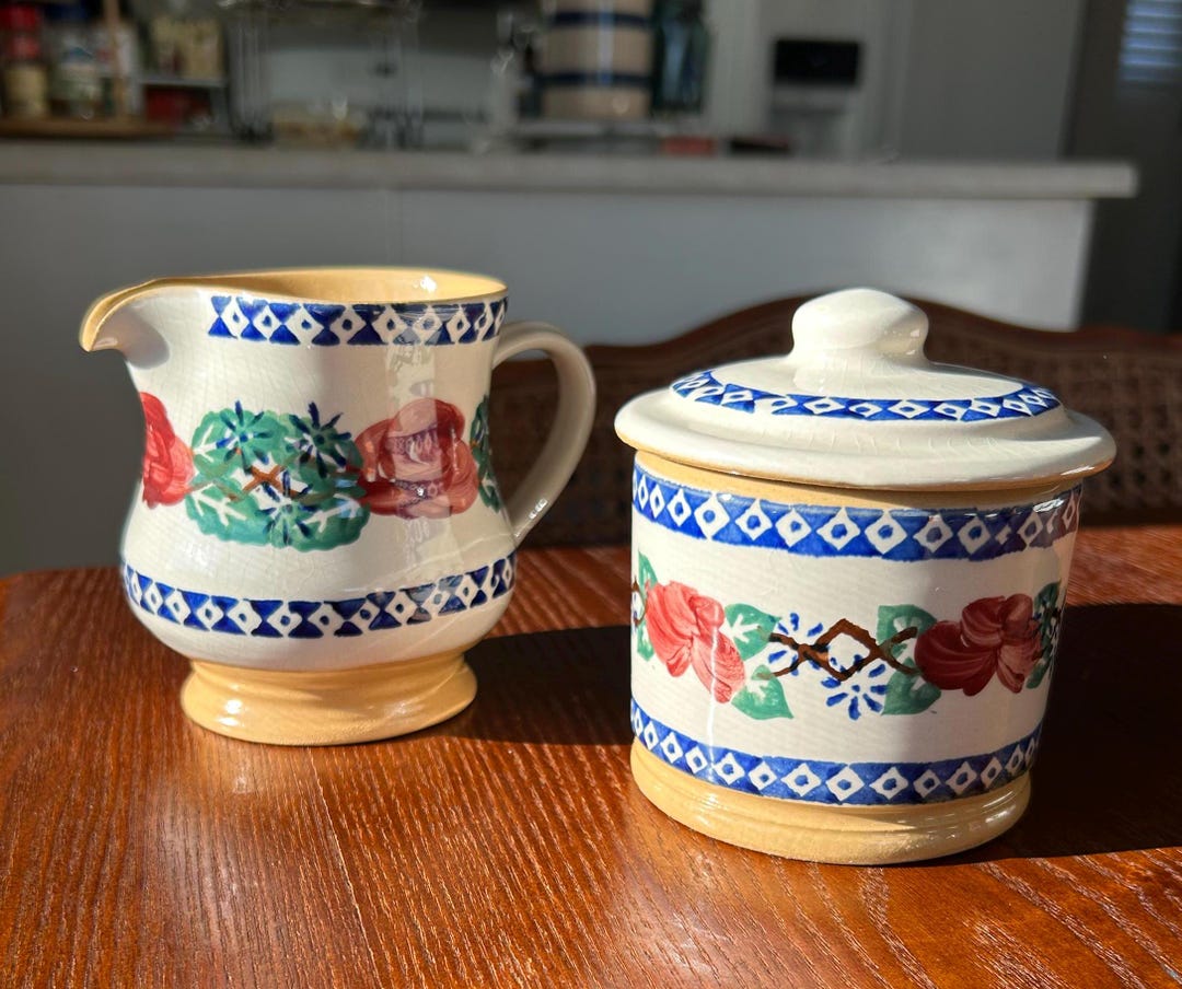 Nicholas Mosse Pottery Cream and Sugar Set Made in Ireland - Etsy