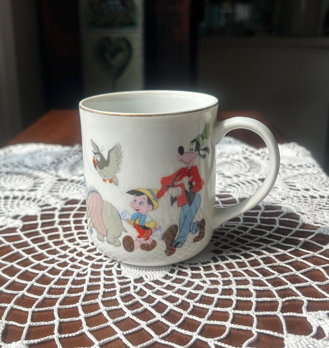 Disneyland Mickey Mouse Parade, Gold Trim, Mug/coffee Cup, OLDER LOGO ...