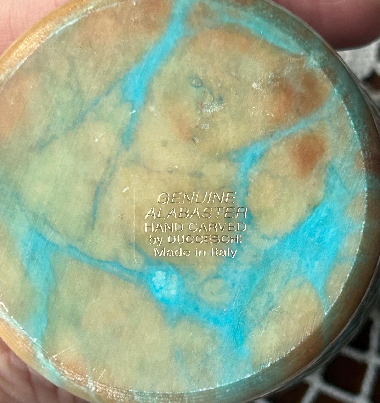 Genuine Alabaster Paperweight Hand Carved Ducceschi Made in Italy - Etsy