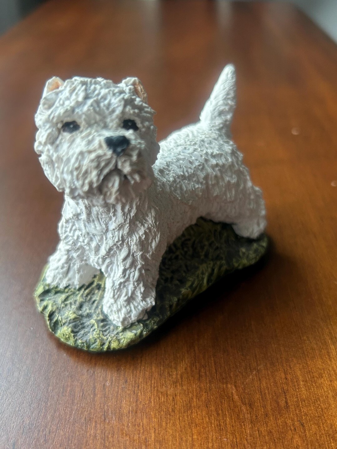 Vintage Westie West Highland Terrier Dog Figurine Handmade by Stef in ...