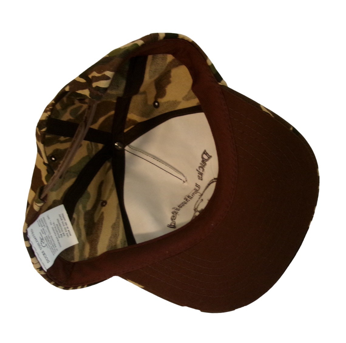 Vintage Ducks Unlimited Snapback Trucker Hat Cap Camo Duck's Unlimited ...