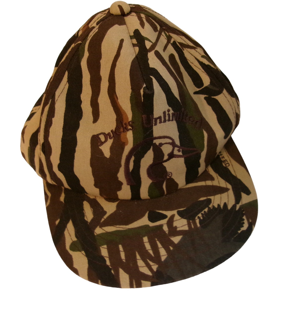 Vintage Ducks Unlimited Snapback Trucker Hat Cap Camo Duck's Unlimited ...
