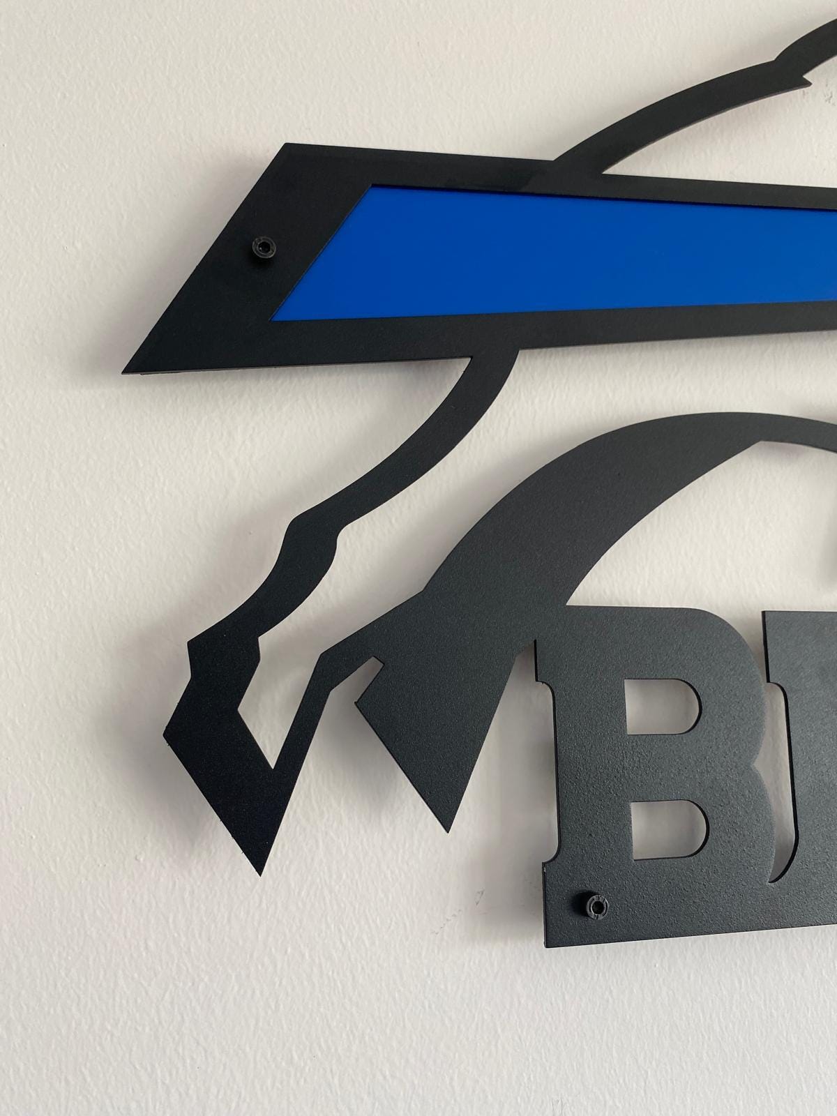 Buffalo Bills Metal Sign, Football Team Sign, Sports Team Sign, Buffalo ...