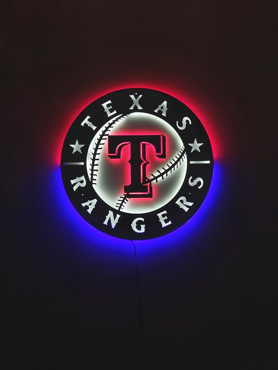 Texas Sign, Metal Sign, Sports Team Sign, LED Decor, Sports Team Sign ...