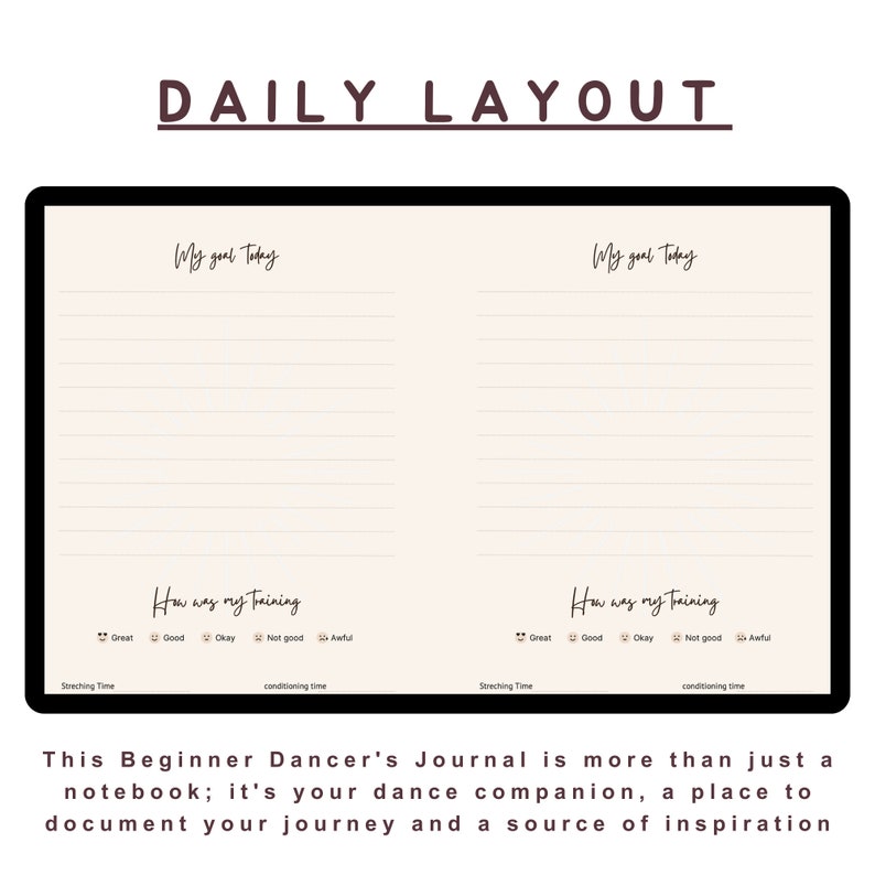 The Pole Dancer's Journal Digital & Printable PDF Training Logbook ...