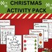 Printable Kids Christmas Activity Sheets PDF Printable - Etsy