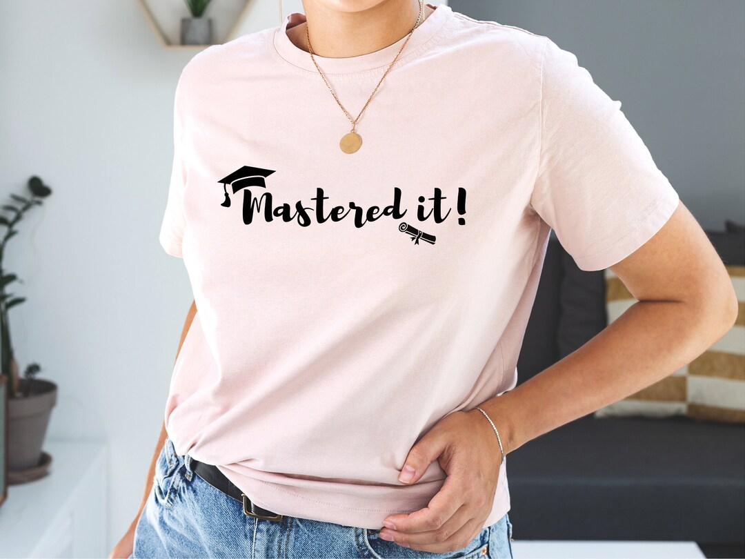 Master's Degree Graduation Gift for Master's Graduate SVG, Mastered It ...