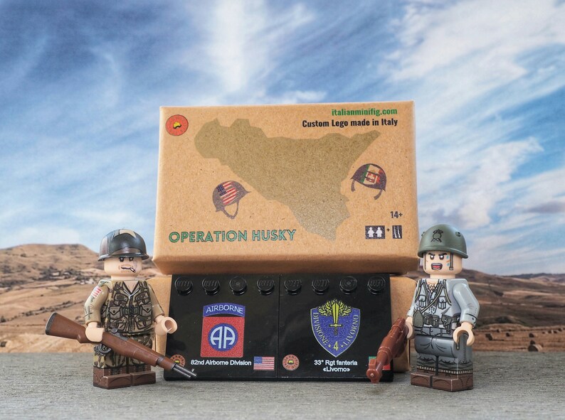Minifigure Ww2 Custom Lego® 82nd US Airborne Division Operation Husky ...