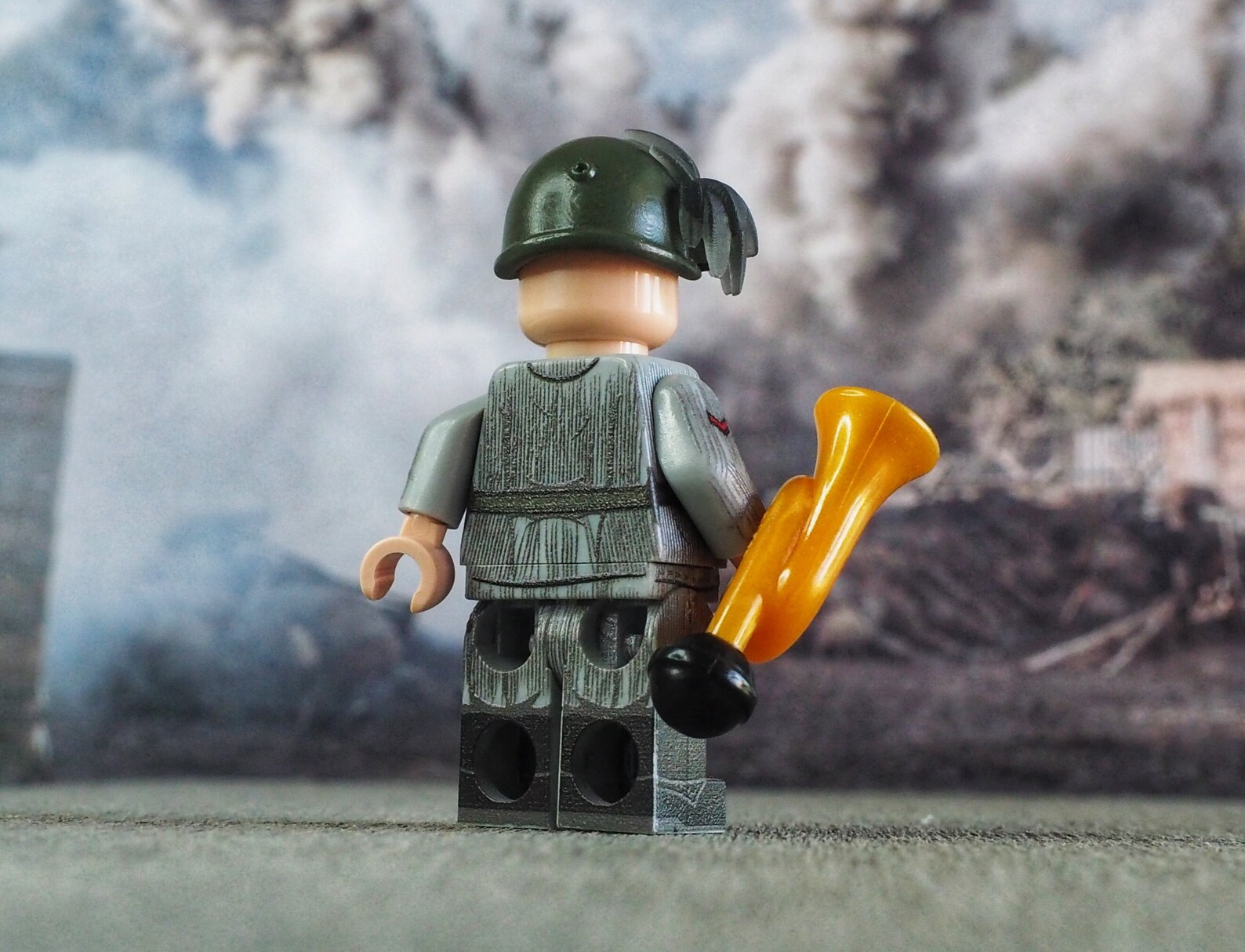Minifigure Ww2 Custom Lego® Bersagliere Trumpet Battalion 1942 Infantry ...