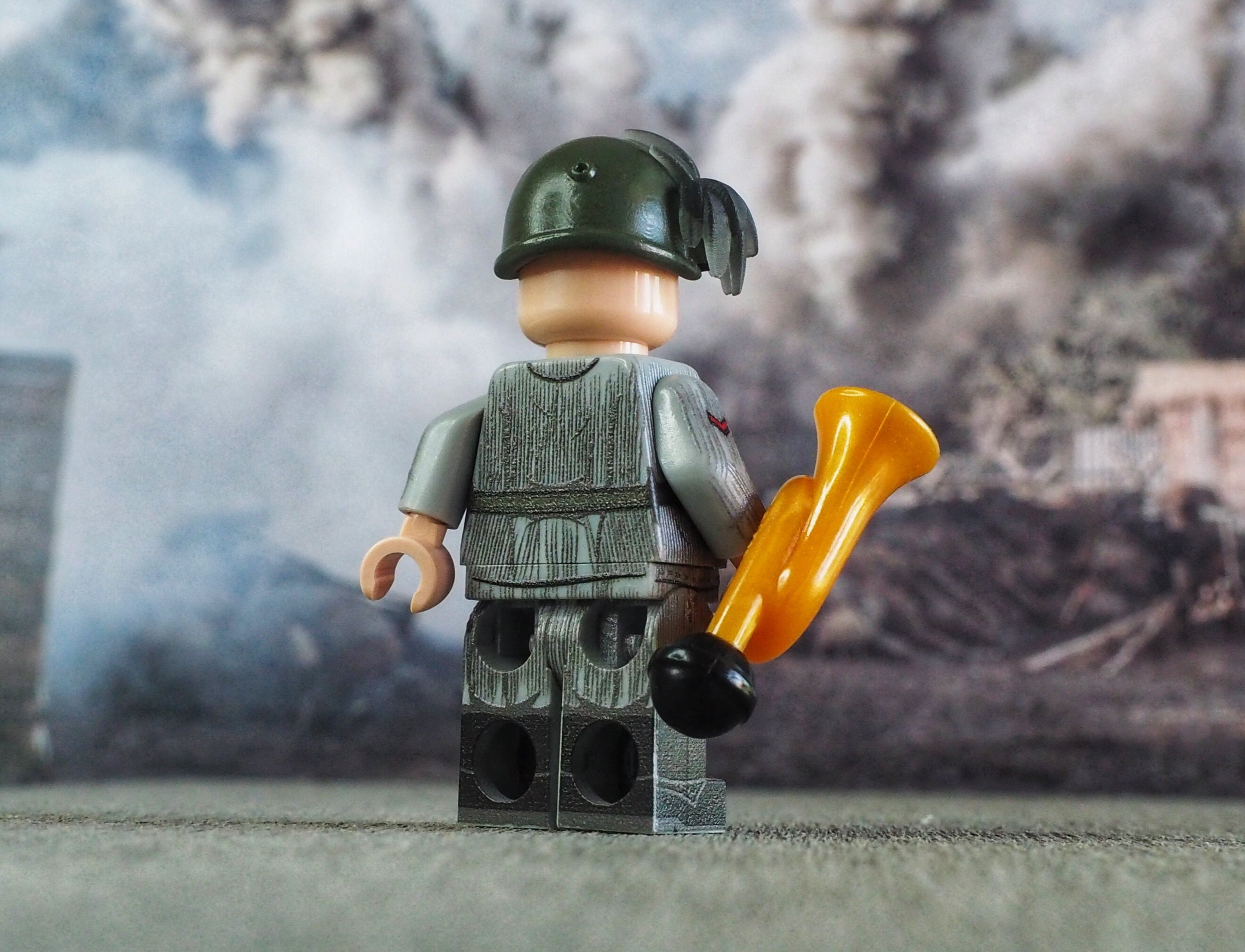 Minifigure Ww2 Custom Lego® Bersagliere Trumpet Battalion 1942 Infantry ...
