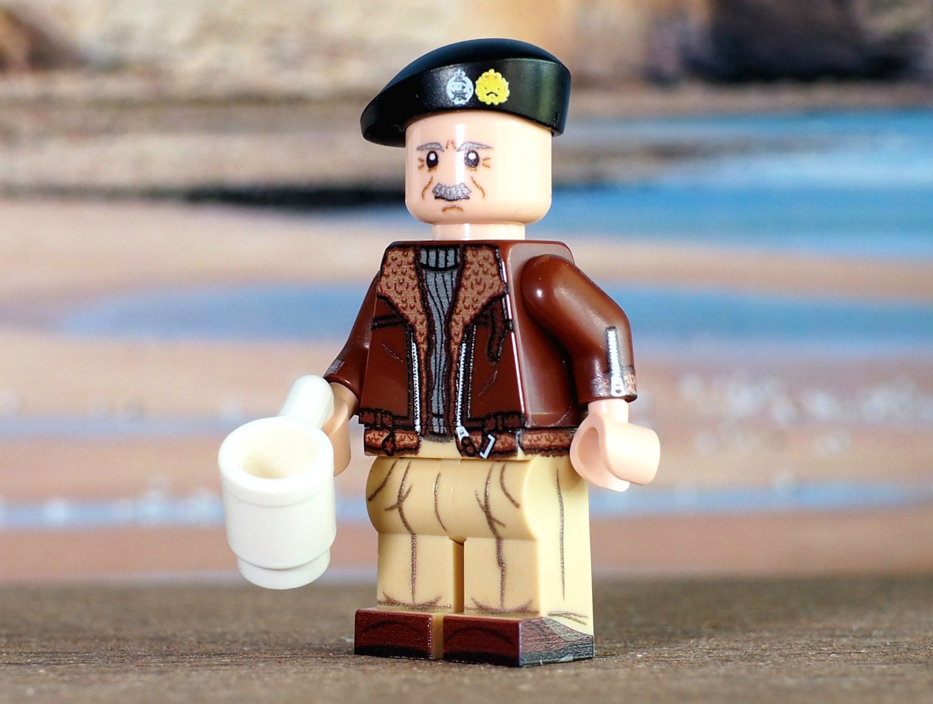 Minifigure Ww2 Custom Lego® DDAY80 General Operation Overlord Normandy ...