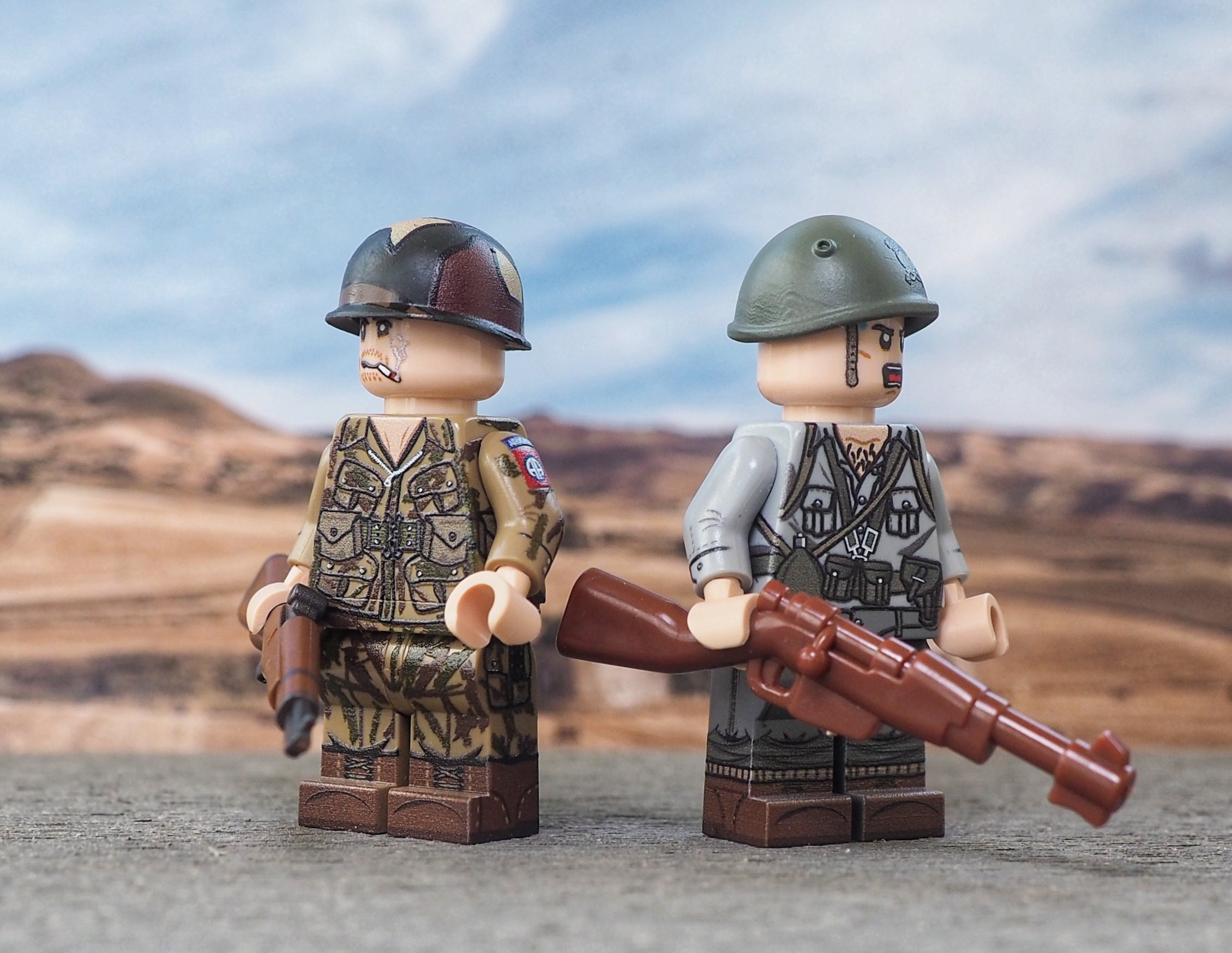 Minifigure Ww2 Custom Lego® 82nd US Airborne Division Operation Husky ...