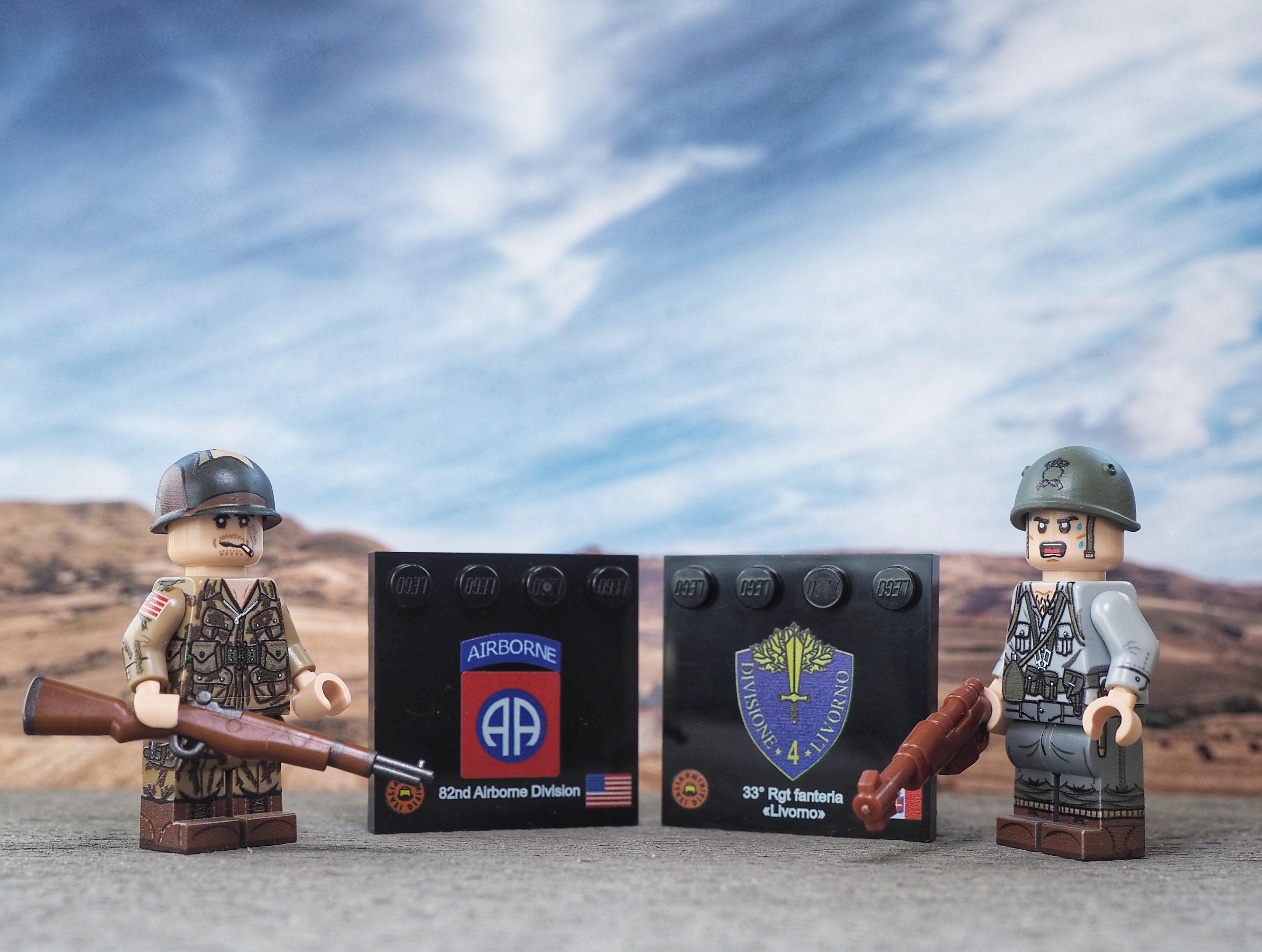 Minifigure Ww2 Custom Lego® 82nd US Airborne Division Operation Husky ...