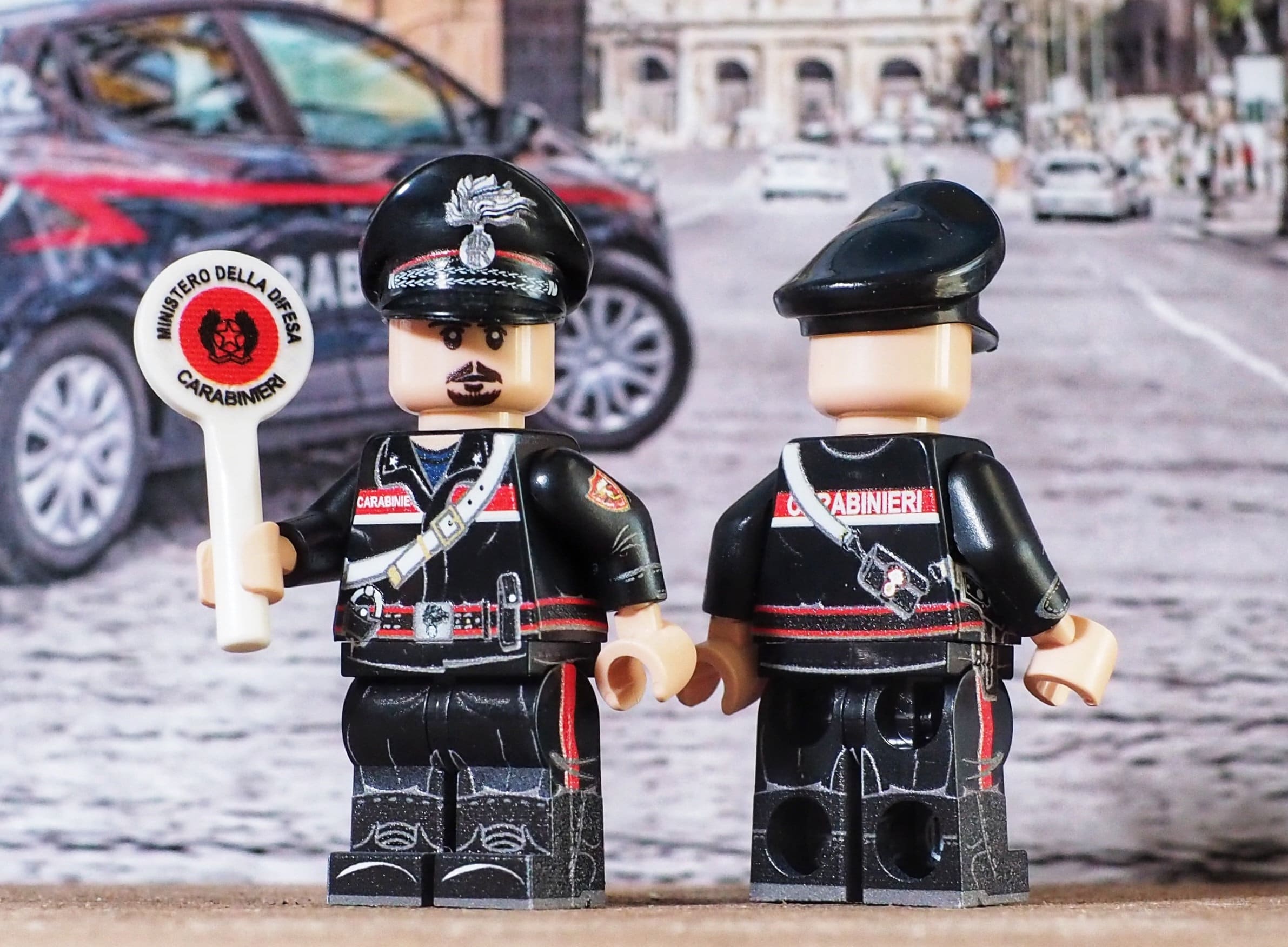 Minifigure Custom Lego® Police Carabinieri Infantry Patrol Lego City ...