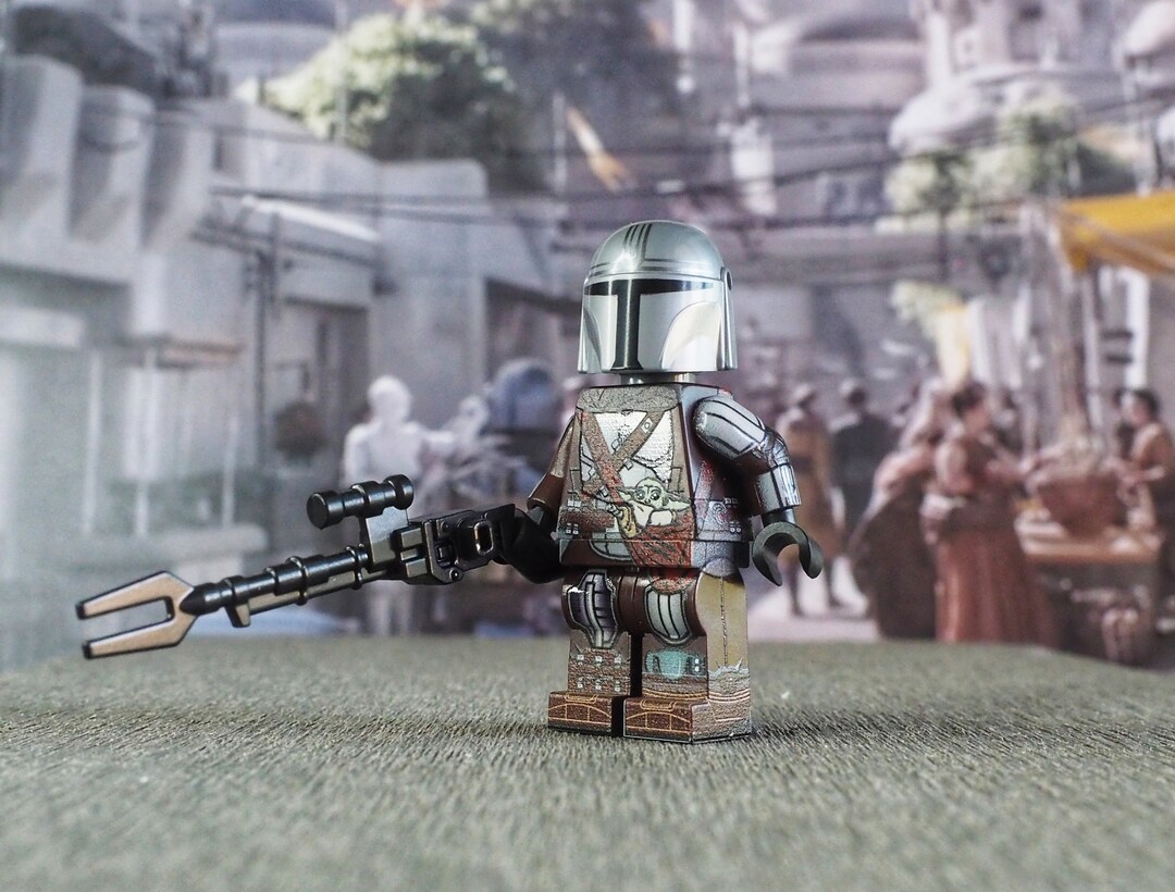 Minifigure Custom Lego® Mandalorian Space Bounty Hunter Block Moc ...